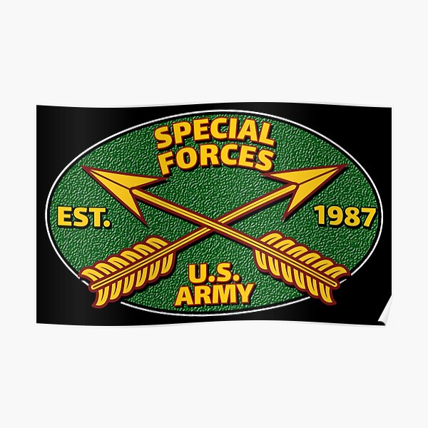 "U.S. ARMY SPECIAL FORCES" Poster by WOOFANG | Redbubble