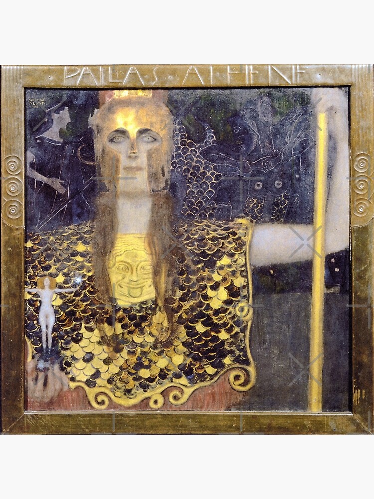 "Pallas Athena by Gustav Klimt (1898)" Poster by EonDesigns | Redbubble