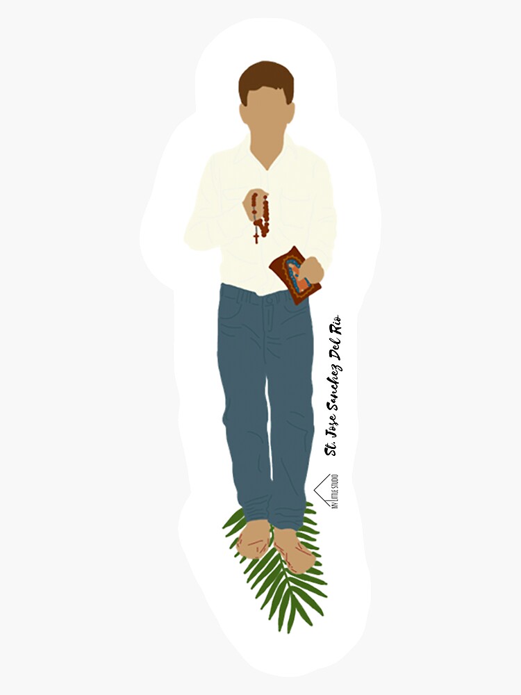 "St. Jose Sanchez Del Rio" Sticker for Sale by mylittlestudi0 | Redbubble
