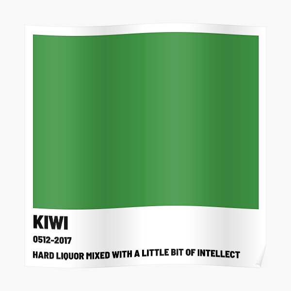 "Kiwi color palette" Poster for Sale by hannahah6 | Redbubble