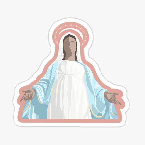 "Mary Mother of Jesus" Sticker for Sale by profekatie | Redbubble
