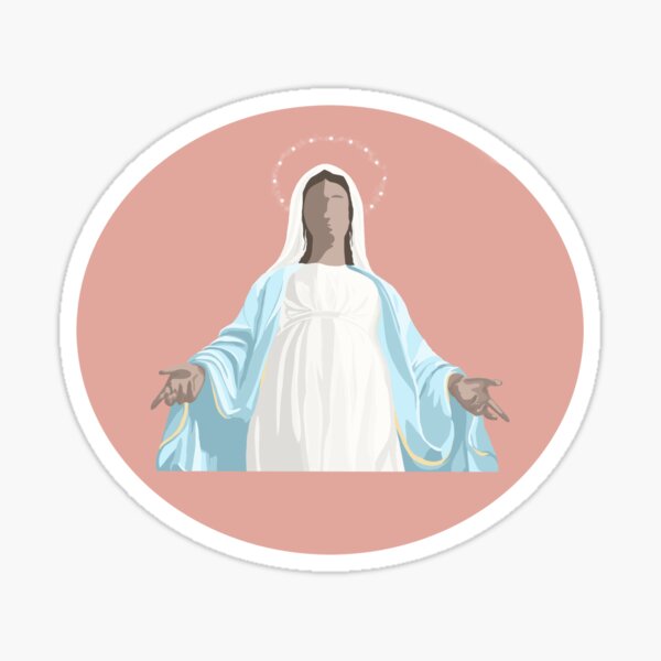 "Mary Mother of Jesus Sticker Design " Sticker for Sale by profekatie ...