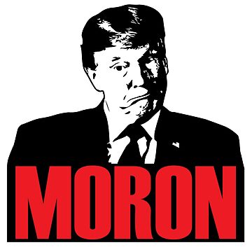 "Trump - Moron" Poster for Sale by artpirate | Redbubble