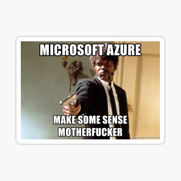 "azure meme" Sticker by babidi34 | Redbubble