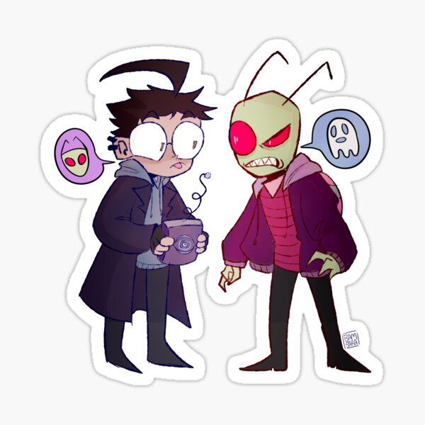Invader Zim Stickers | Redbubble