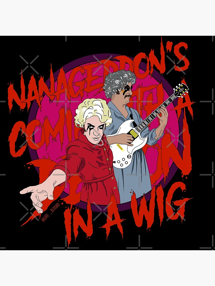 "The Mighty Boosh Nanageddon black background" Photographic Print for ...