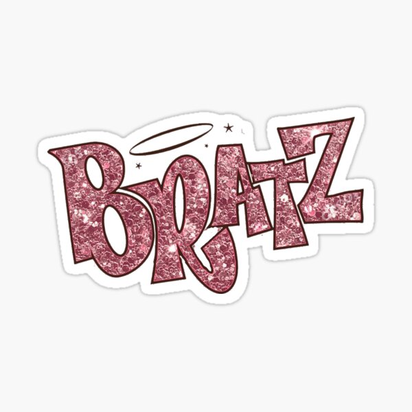 "Bratz glitter " Sticker for Sale by amaborkowska | Redbubble
