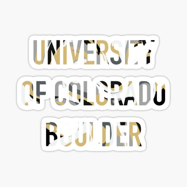 "University of Boulder Colorado" Sticker for Sale by smcsherry | Redbubble