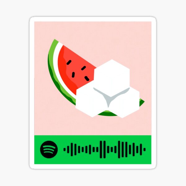 "Harry Styles Watermelon Sugar Spotify Code" Sticker for Sale by ...