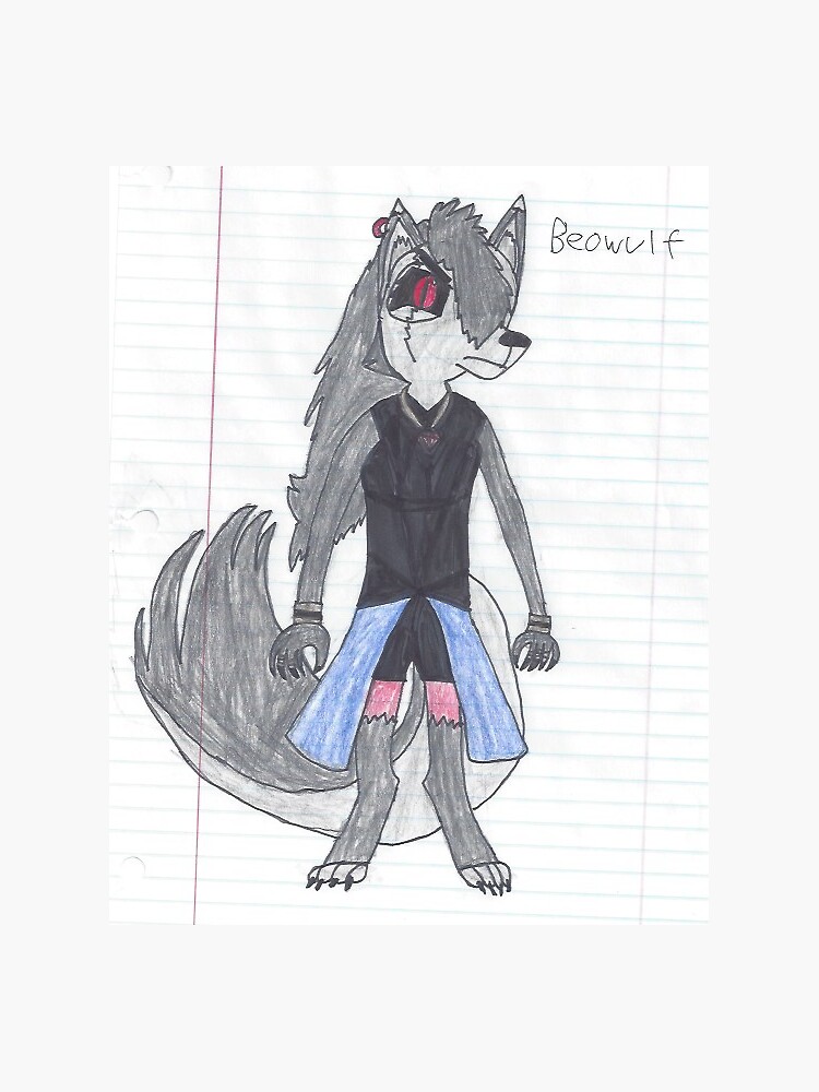 "Beowulf" Sticker for Sale by EpicAnimeKid | Redbubble