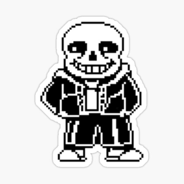 "Undertale: Sans" Sticker by Vysoft | Redbubble