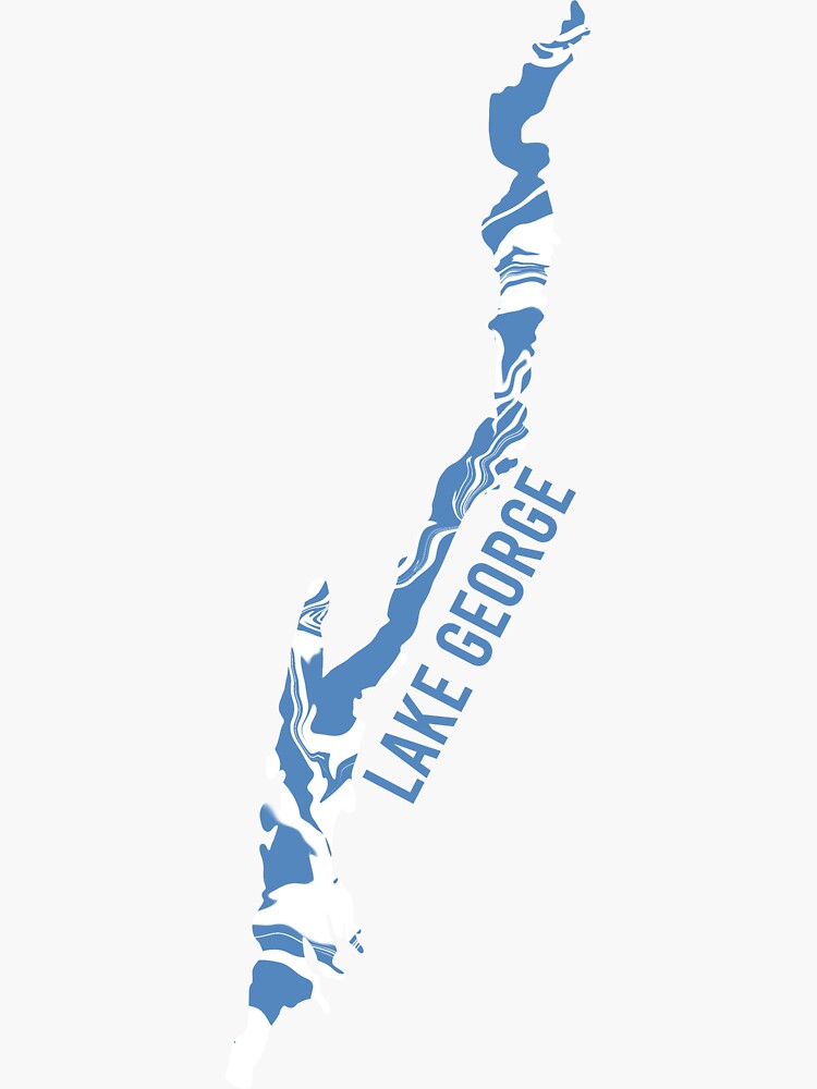 "Lake George" Sticker for Sale by waves4 | Redbubble
