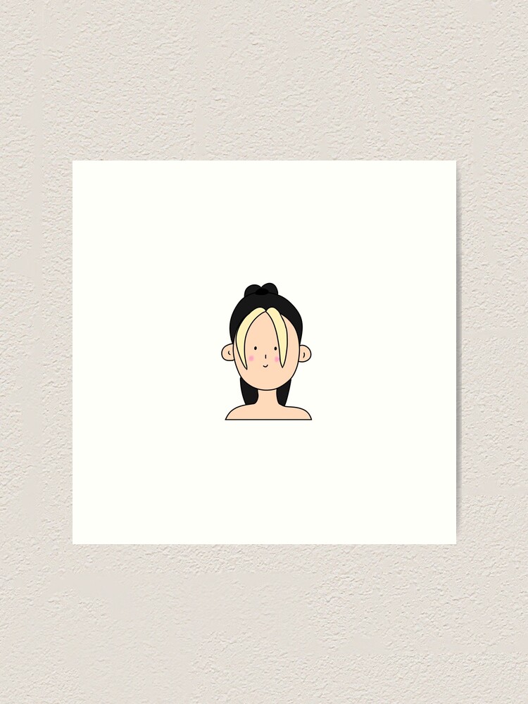 "Jennie Blackpink Cute Doodle Sticker" Art Print by 7K8fz745 | Redbubble