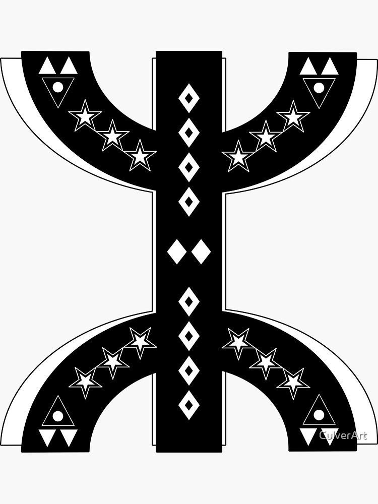 "Amazigh letter YAZ - Berber Z " Sticker for Sale by CulverArt | Redbubble