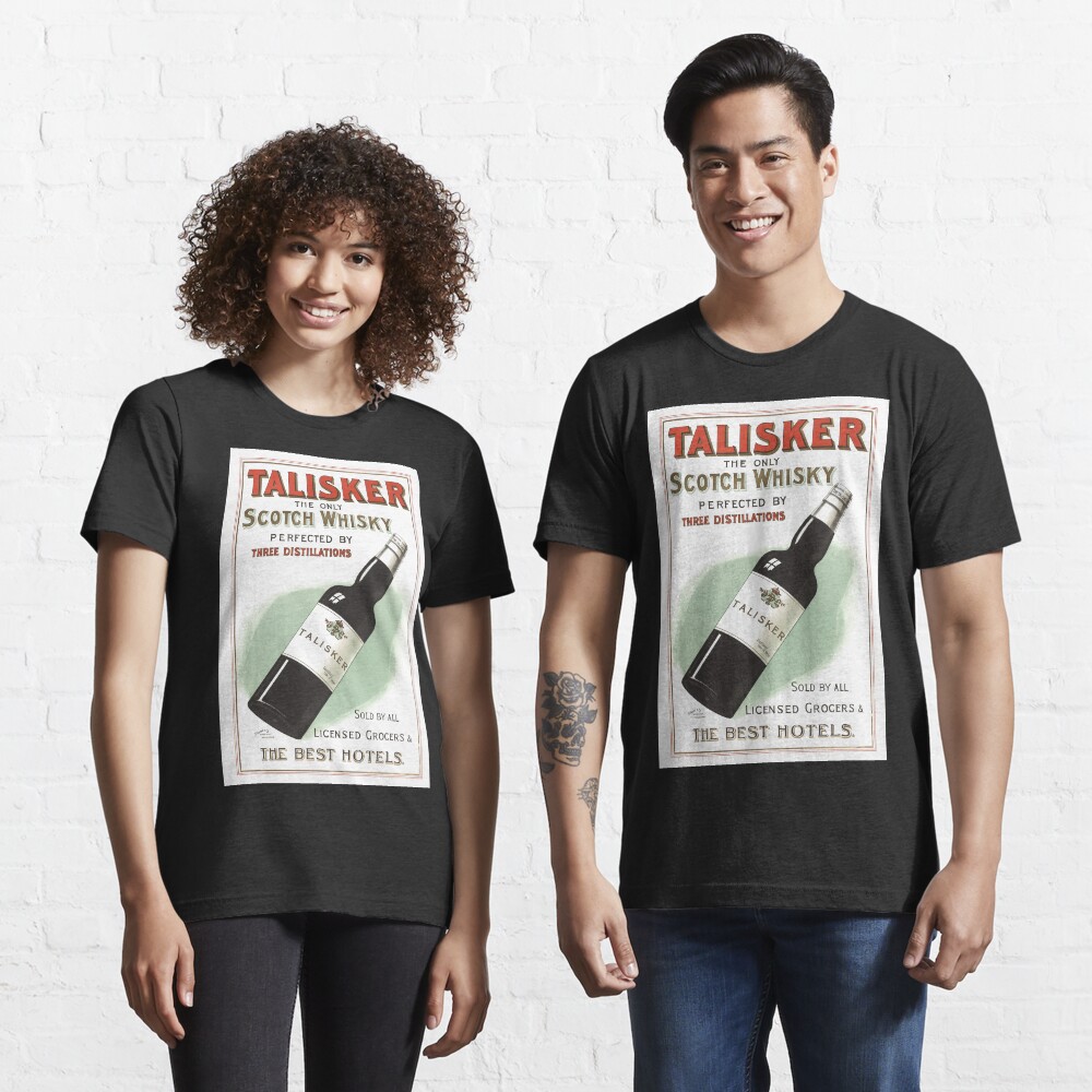 "Talisker Scotch Whisky Australian Vintage Poster" T-shirt for Sale by ...