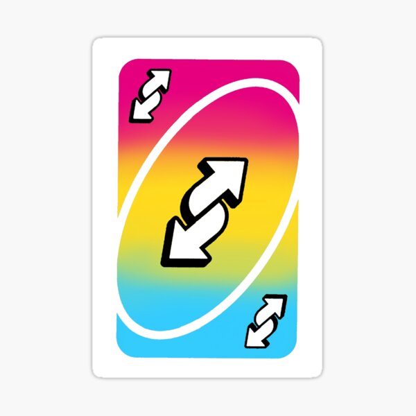 "pan uno reverse" Sticker by the-mushroomman | Redbubble