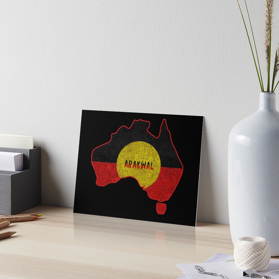 " Aboriginal Map Arakwal" Art Board Print by GuessDesigns | Redbubble