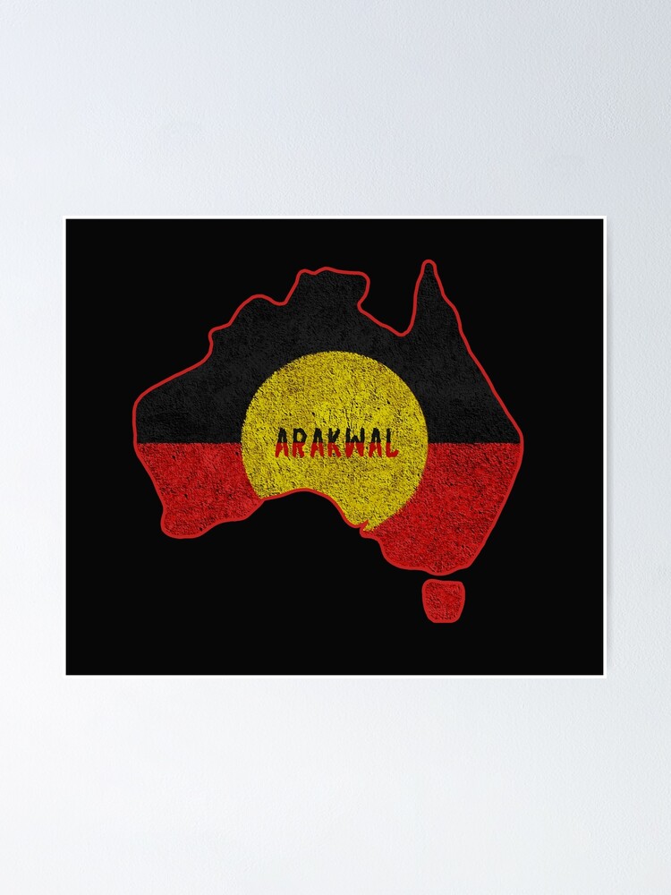 " Aboriginal Map Arakwal" Poster by GuessDesigns | Redbubble