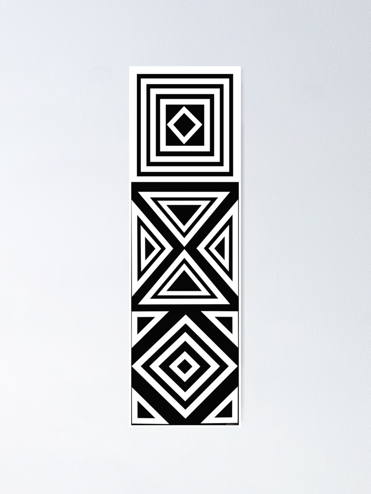 "Imigongo inspiration" Poster by Turuso | Redbubble