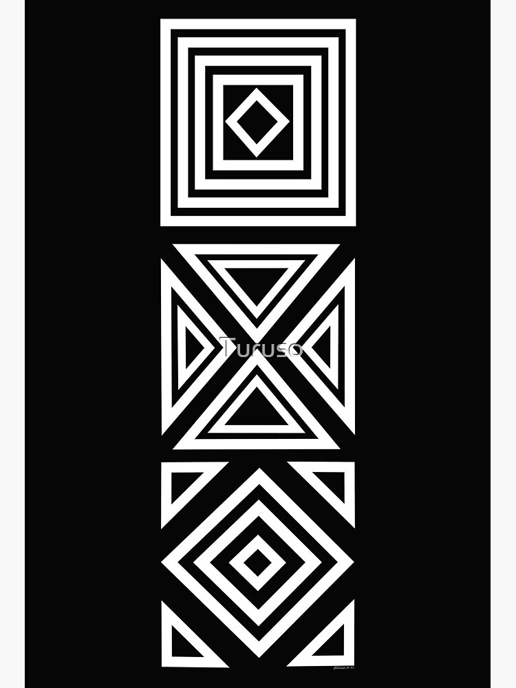 "Imigongo inspiration" Art Board Print by Turuso | Redbubble