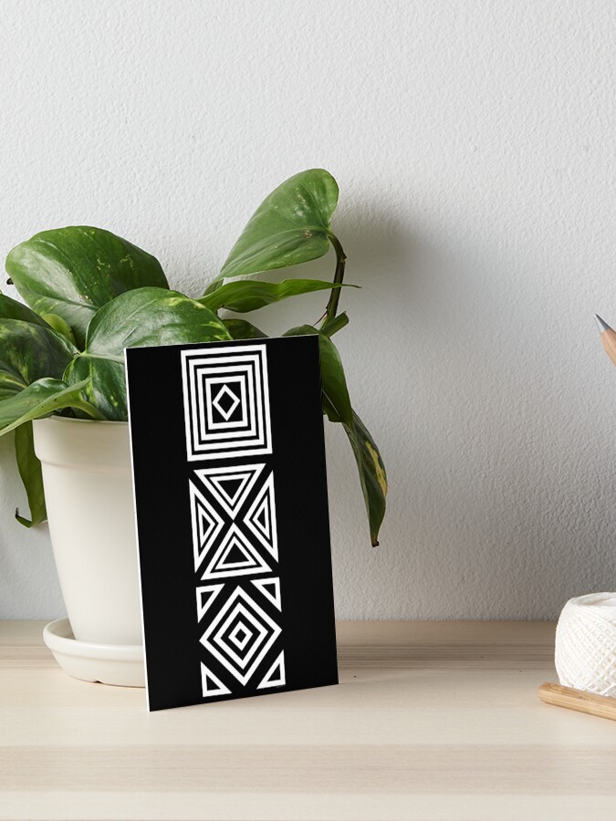 "Imigongo inspiration" Art Board Print by Turuso | Redbubble