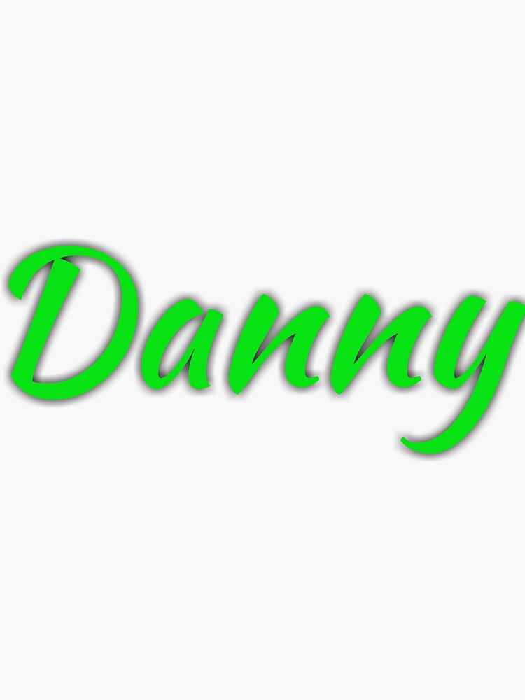 "DANNY" Sticker by LizBanegasArt | Redbubble
