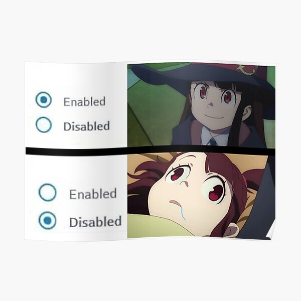 "Akko Meme" Poster for Sale by dumbanimememes | Redbubble