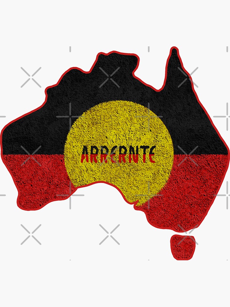 "Aboriginal Map Arrernte" Sticker for Sale by GuessDesigns | Redbubble