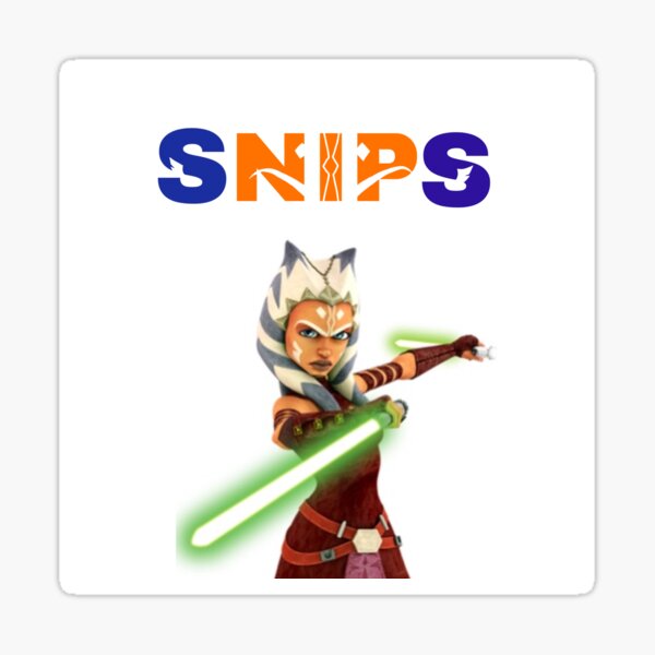 "Ahsoka Tano / Snips" Sticker by laraschnaus | Redbubble