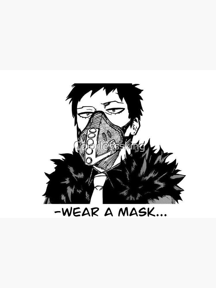 "Wear a mask (Overhaul)" Mask by Colorlesssking | Redbubble