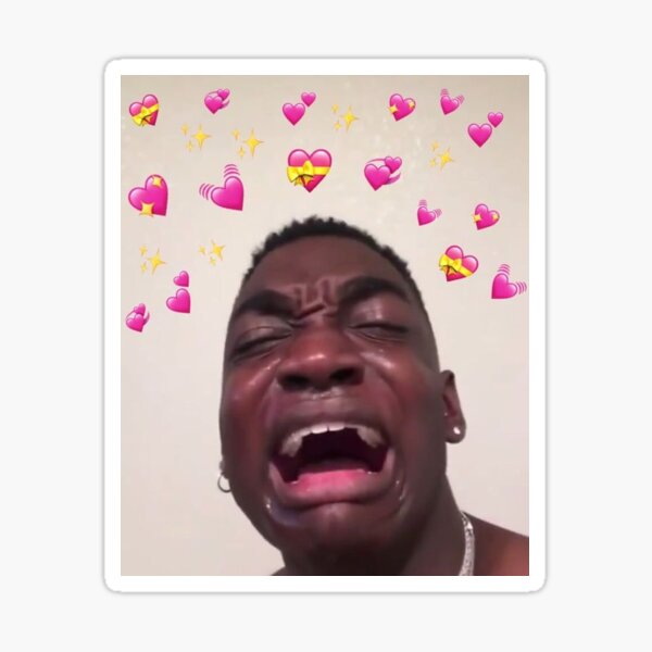 "crying emoji's meme" Sticker by Bribrivz | Redbubble
