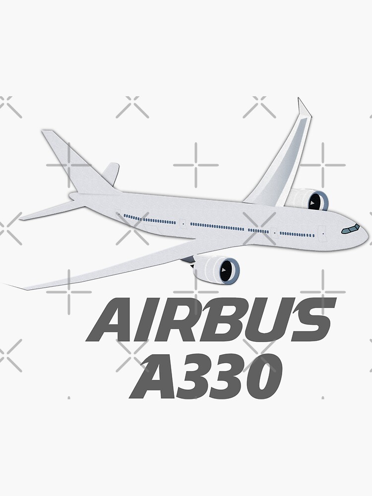 "Airbus A330" Sticker by Joel-Designs | Redbubble