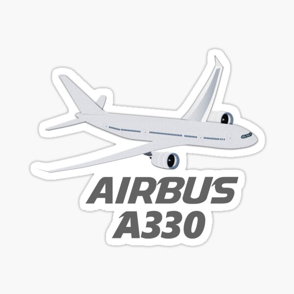 "Airbus A330" Sticker by Joel-Designs | Redbubble
