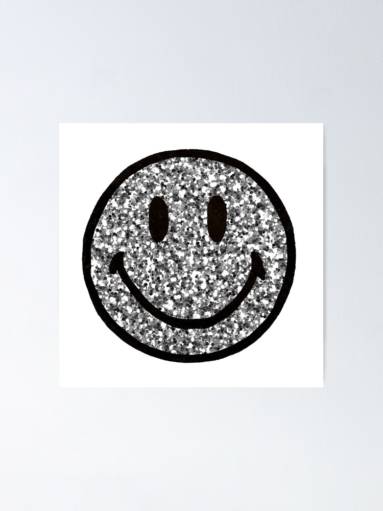 "Sparkly Smiley Face" Poster for Sale by emilyzizz | Redbubble