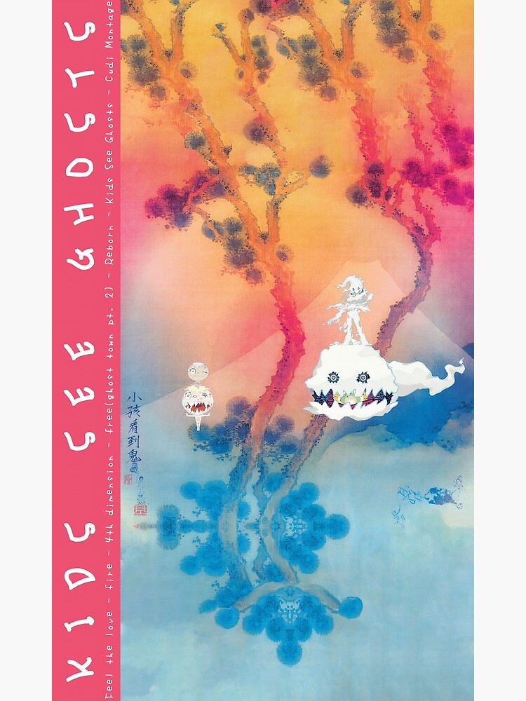 "Kids See Ghosts" Poster by katiequinn1 | Redbubble