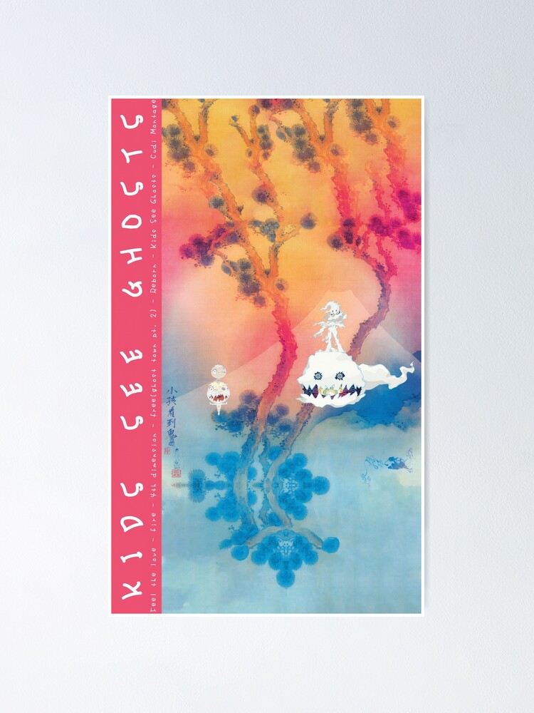 "Kids See Ghosts" Poster for Sale by katiequinn1 | Redbubble