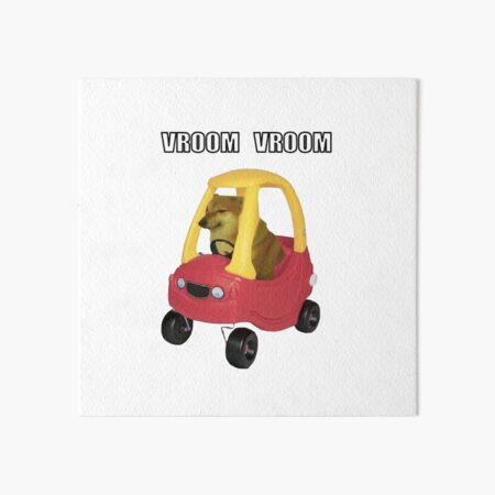 "cheems car" Art Board Print by moonman1232141 | Redbubble