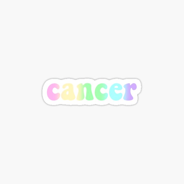 "pastel rainbow cancer" Sticker for Sale by aacreates | Redbubble