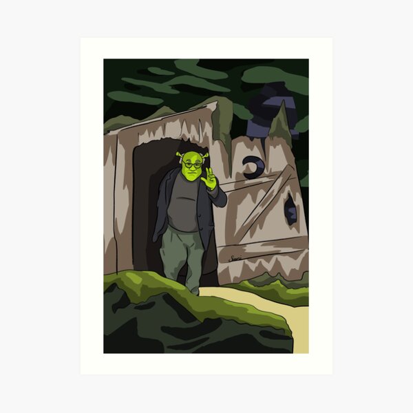 "Shrek Devito Potty" Art Print for Sale by zieart | Redbubble