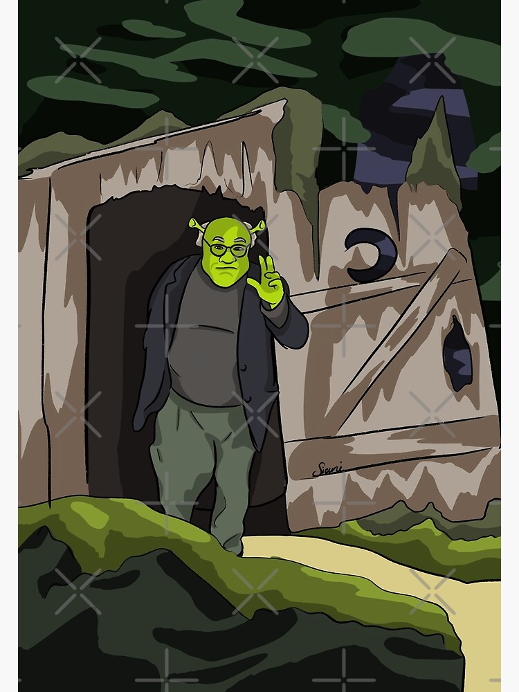 "Shrek Devito Potty" Art Print for Sale by zieart | Redbubble