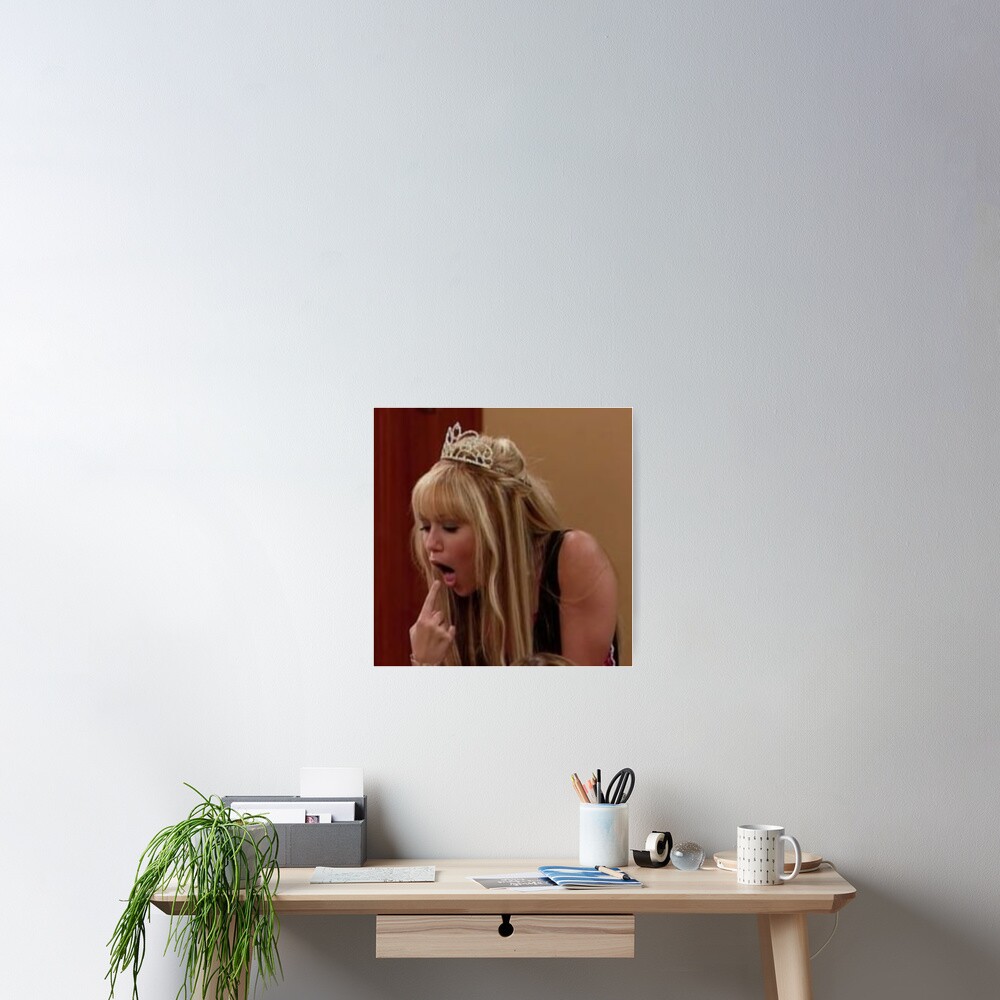 "hannah montana tiara" Poster for Sale by francesfriday | Redbubble