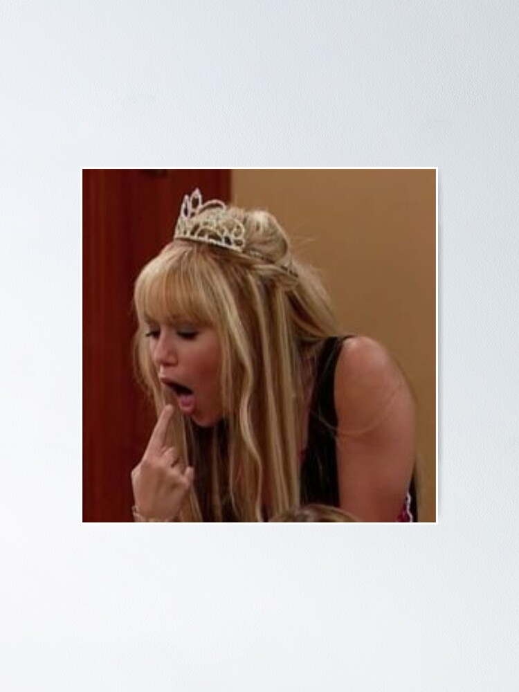 "hannah montana tiara" Poster for Sale by francesfriday | Redbubble
