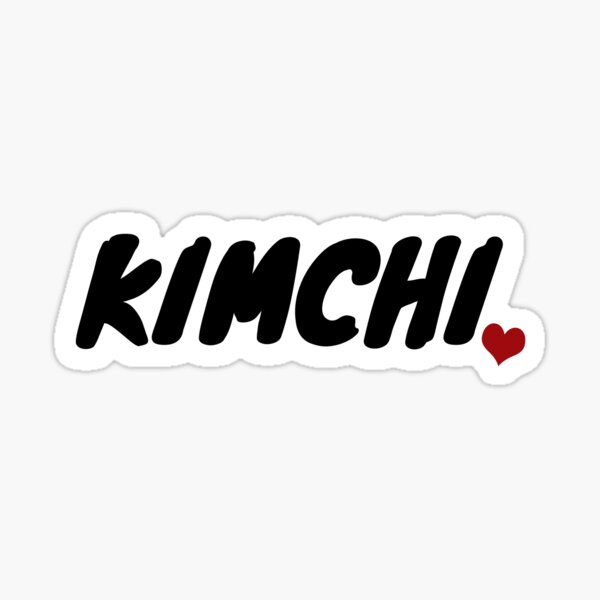 "Kimchi" Sticker for Sale by Luna-May | Redbubble
