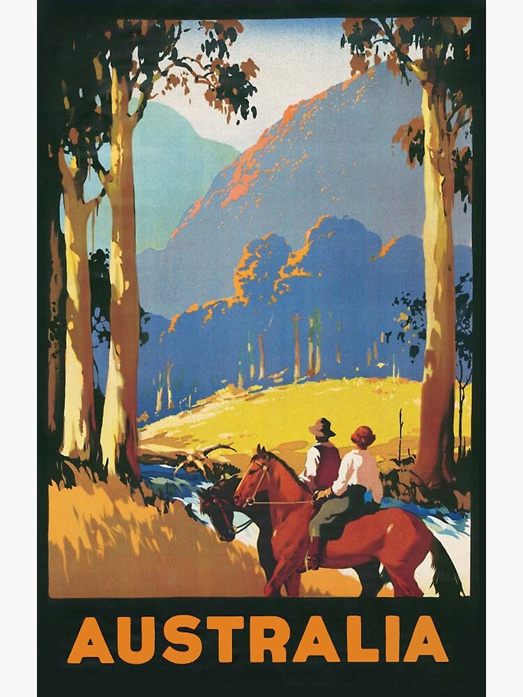 "Australia Vintage Travel Poster" Poster for Sale by vintagevivian ...