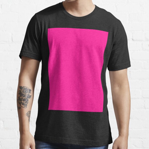 "Fluorescent Pink Color " T-shirt for Sale by SuperAceDesigns ...