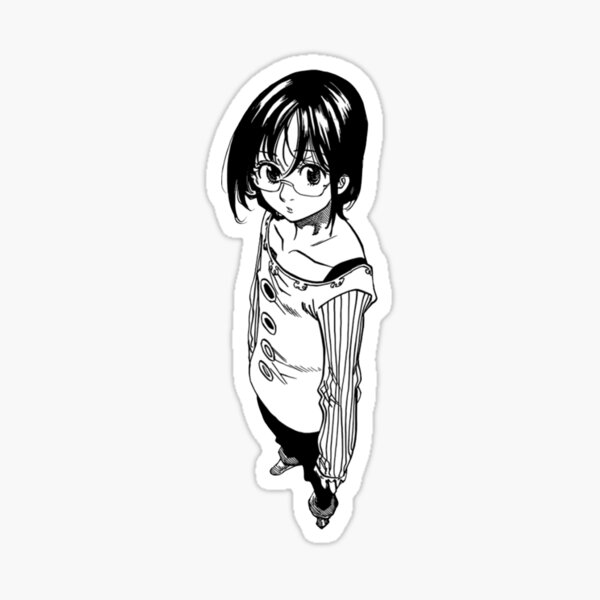 "Gowther Basic Design" Sticker by sad-square | Redbubble