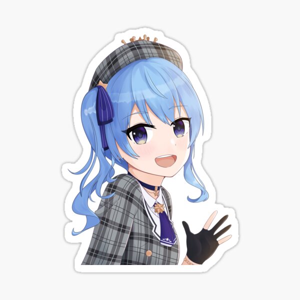 "Hoshimachi Suisei" Sticker for Sale by BroDann | Redbubble