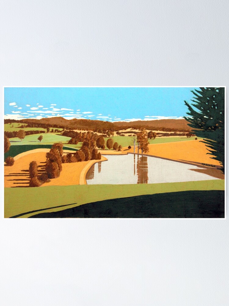 "Farm Dam, Ringarooma" Poster by artkleko | Redbubble