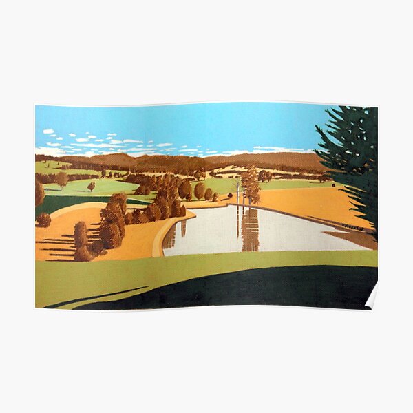 "Farm Dam, Ringarooma" Poster by artkleko | Redbubble