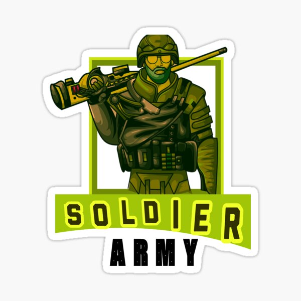 "Army soldier" Sticker by Mamson12 | Redbubble